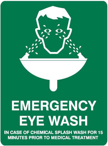 Taylor Safety Equipment | EMERGENCY EYE WASH IN CASE OF CHEMICAL SPLASH ...