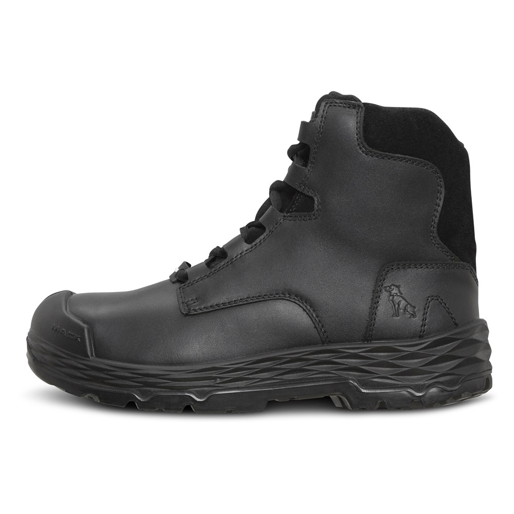 Taylor Safety Equipment | MACK FORCE STEEL TOE WITH ZIP BLACK SIZE 4