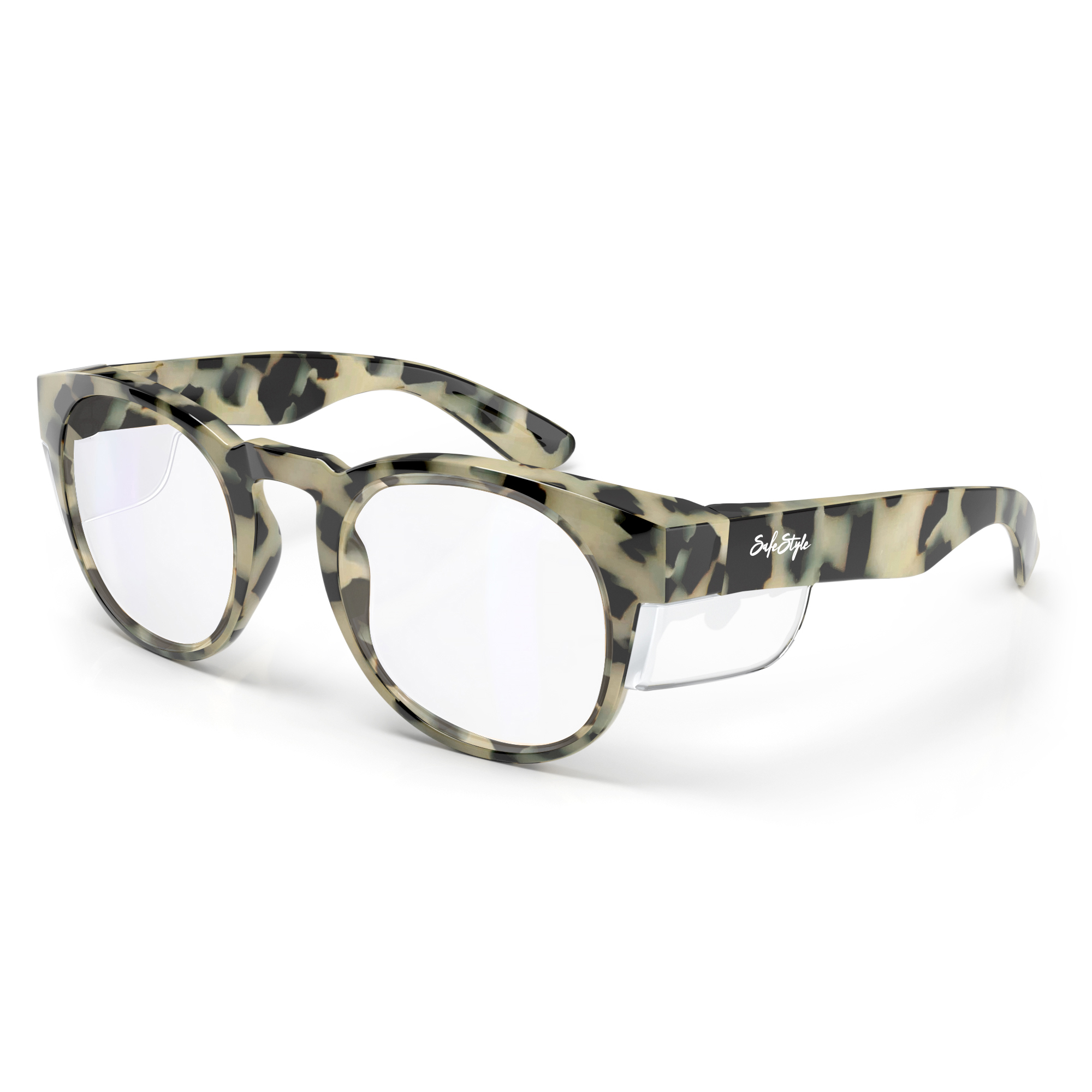 Taylor Safety Equipment | Safestyle Cruisers Milky Torts Frame Clear Lens