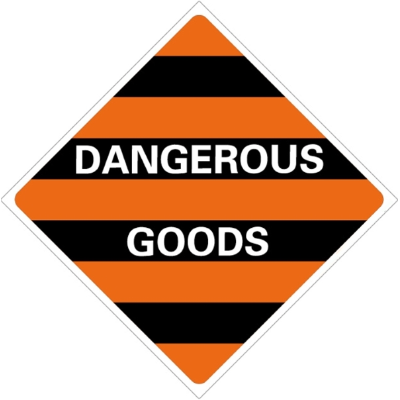 Taylor Safety Equipment | DANGEROUS GOODS (ORANGE). METAL PLACARD. 270mm