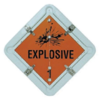 Taylor Safety Equipment | DIAMOND FLIP PLACARDS CIXT058/B
